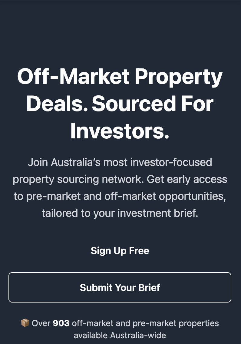 Property Sourcing App | Built by Buyers Agents